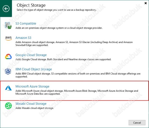 Veeam Backup & Replication 12 Microsoft Azure Blob Storage Repository ...