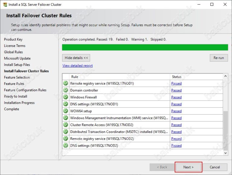 Microsoft SQL Server 2017 Failover Cluster Kurulumu 2 - Baki ÇUBUK