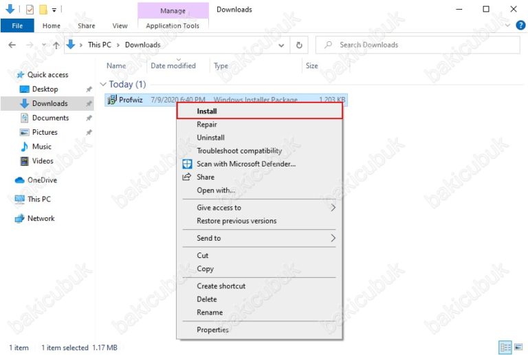 Profwiz ile Profil Taşıma - Baki ÇUBUK