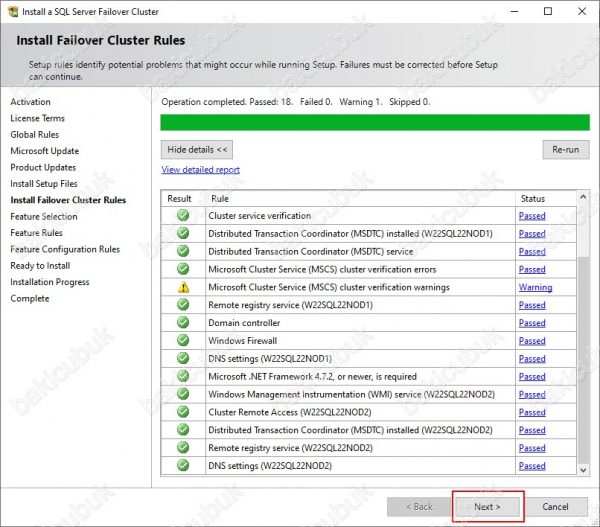 Microsoft SQL Server 2022 Failover Cluster Kurulumu 3 - Baki CUBUK