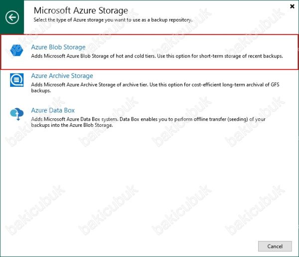 Veeam Backup & Replication 12 Microsoft Azure Blob Storage Repository ...