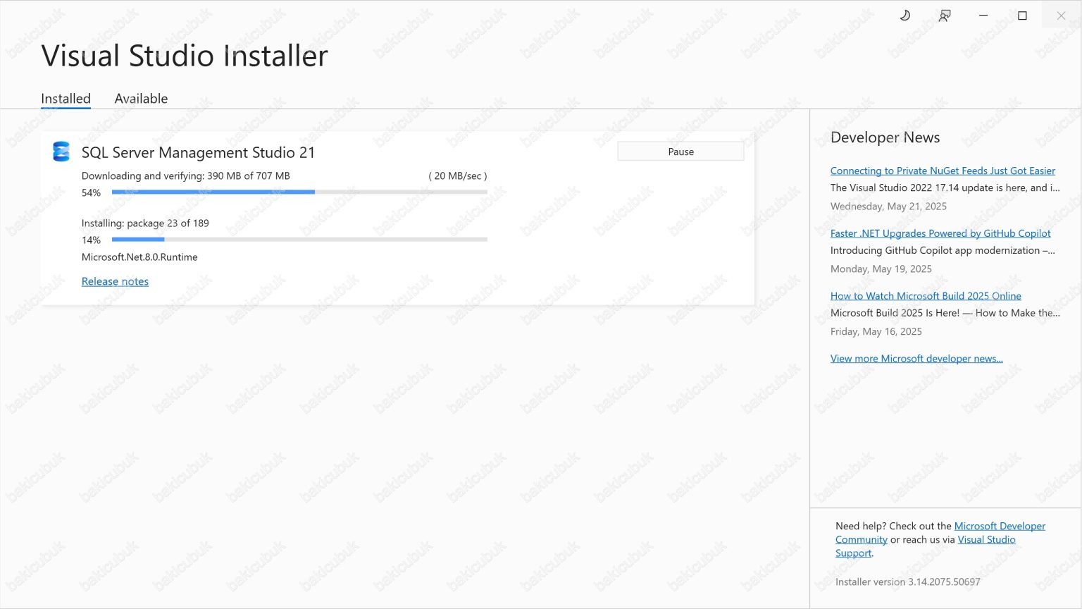 Microsoft SQL Server Management Studio 21 Kurulumu - Baki ÇUBUK