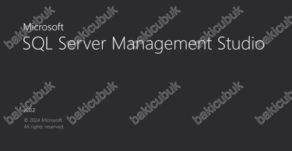 Microsoft SQL Server Management Studio 20.2 Kurulumu - Baki ÇUBUK