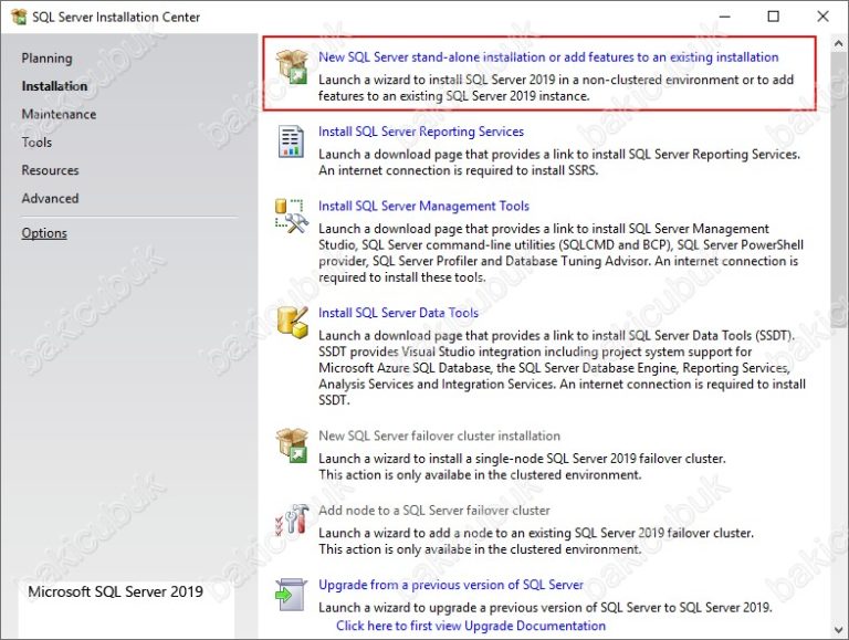 Microsoft SQL Server 2019 Kurulumu - Baki ÇUBUK