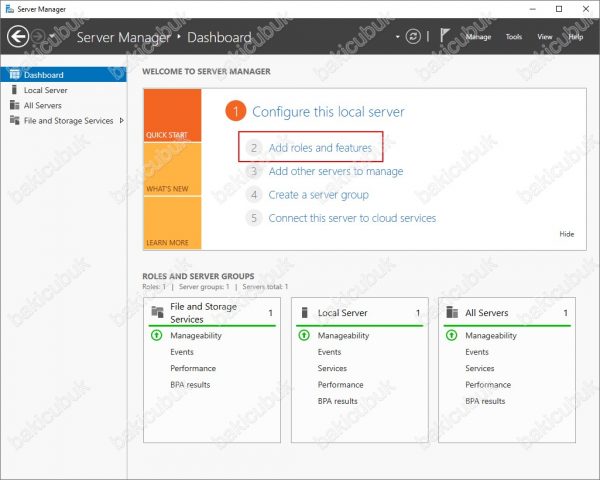 Microsoft SQL Server 2022 Failover Cluster Kurulumu 1 - Baki ÇUBUK