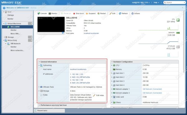 Dell EMC PowerProtect DD Virtual Edition 7.7.4.0 Yapılandırması - Baki ...