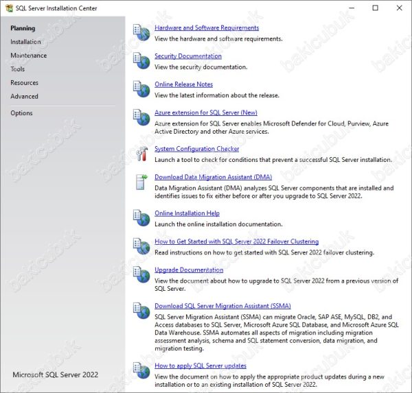 Microsoft SQL Server 2022 Kurulumu - Baki ÇUBUK