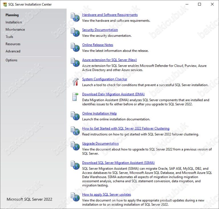 Microsoft SQL Server 2022 Kurulumu - Baki ÇUBUK