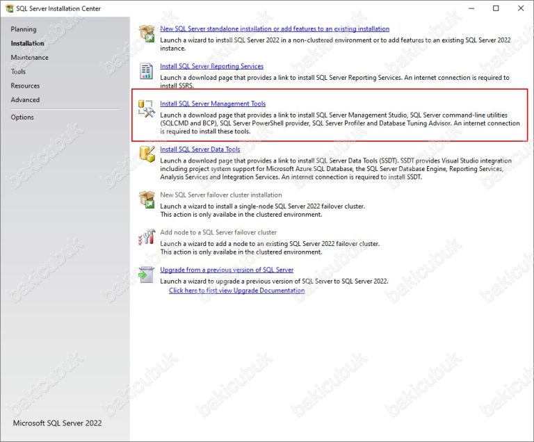 Microsoft SQL Server Management Studio 20.2 Kurulumu - Baki ÇUBUK