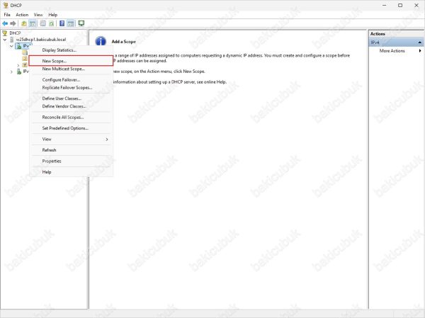 Windows Server 2025 DHCP Failover Kurulumu 2 - Baki ÇUBUK