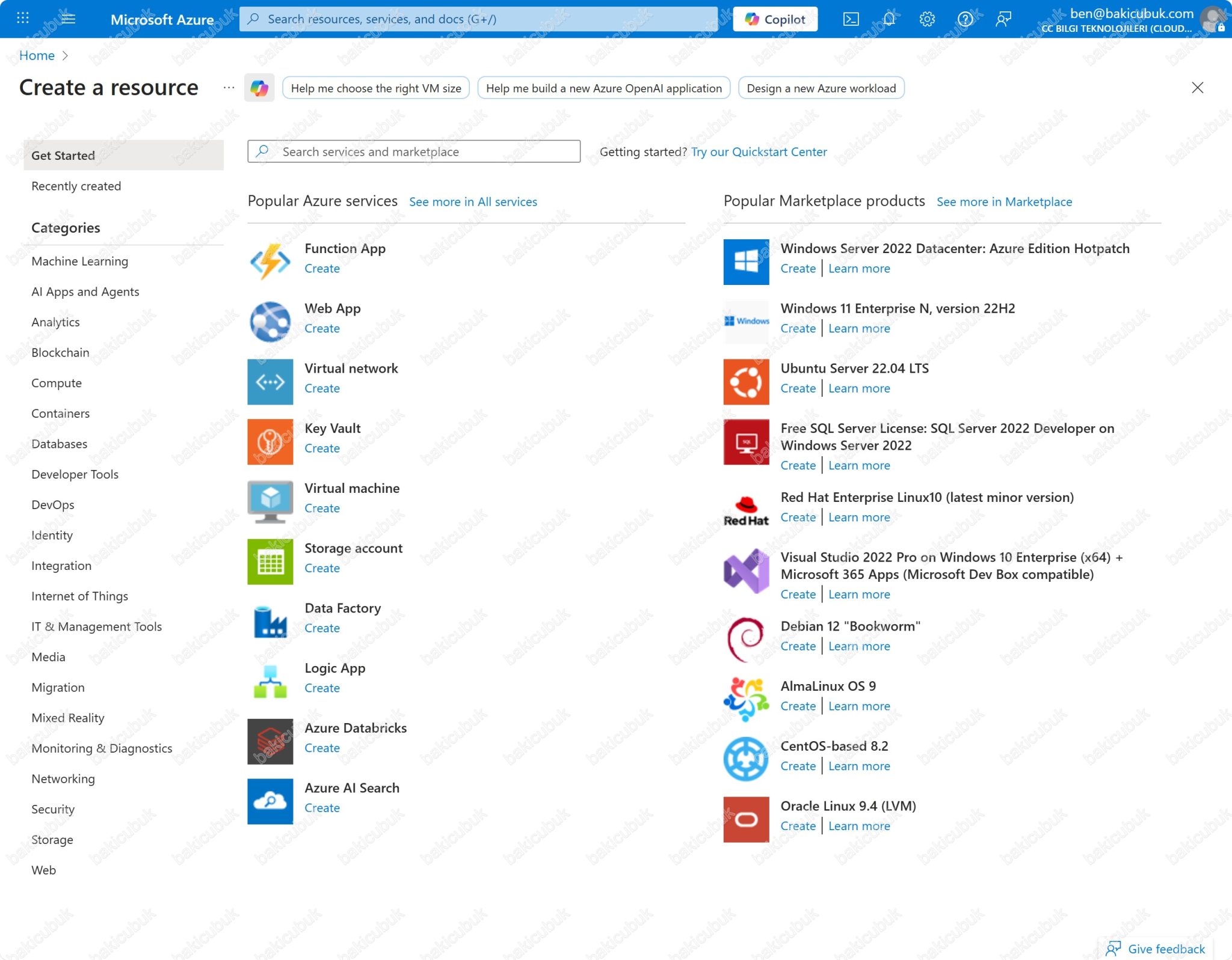 Microsoft Azure DNS Zone Oluşturma - Baki ÇUBUK