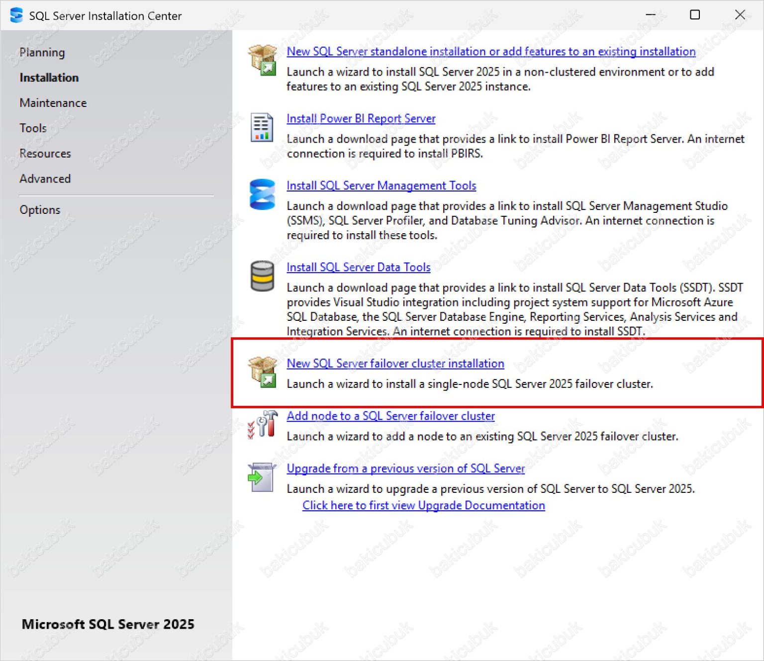 Microsoft SQL Server 2025 Failover Cluster Instance Kurulumu 3 - Baki ÇUBUK