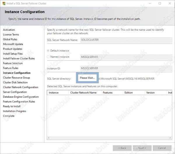 Microsoft SQL Server 2022 Failover Cluster Kurulumu 3 - Baki CUBUK
