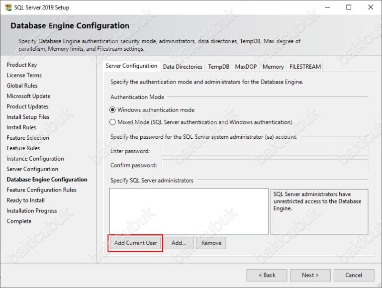 Microsoft SQL Server 2019 Kurulumu - Baki ÇUBUK