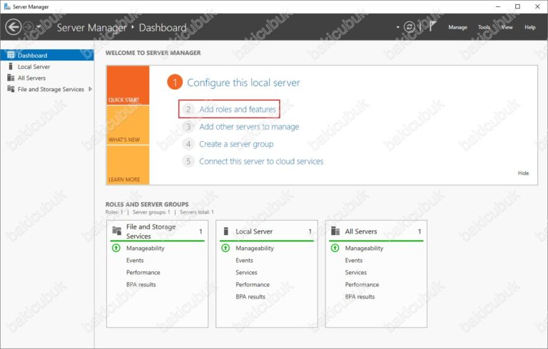Windows Server 2019 File Server Failover Cluster Kurulumu - Baki ÇUBUK