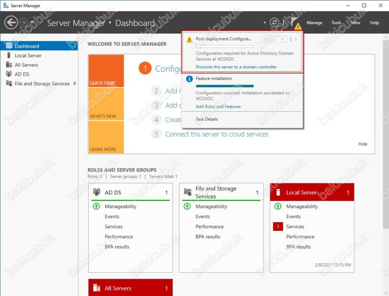 Windows Server 2022 Additional Domain Controller Kurulumu - Baki ÇUBUK