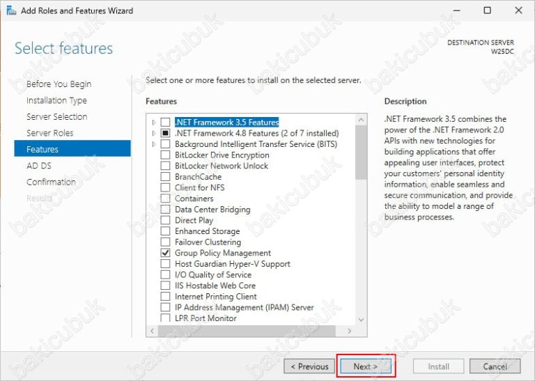 Windows Server 2025 Active Directory Domain Services Kurulumu - Baki ÇUBUK