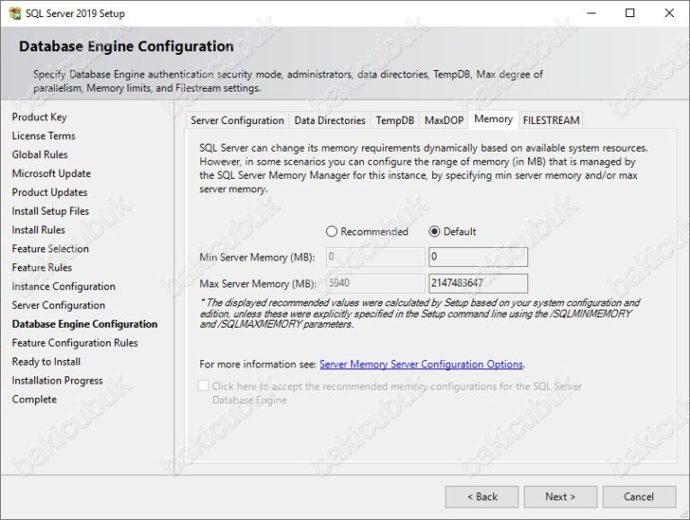 Microsoft SQL Server 2019 Kurulumu - Baki ÇUBUK