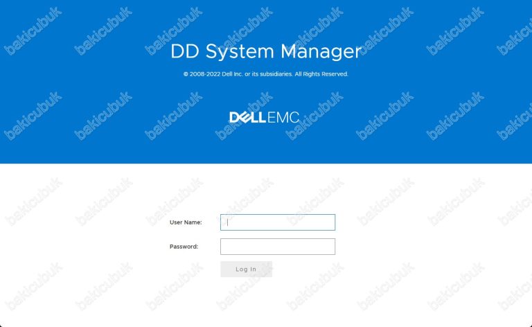 Dell EMC PowerProtect DD Virtual Edition 7.7.4.0 Yapılandırması - Baki ...