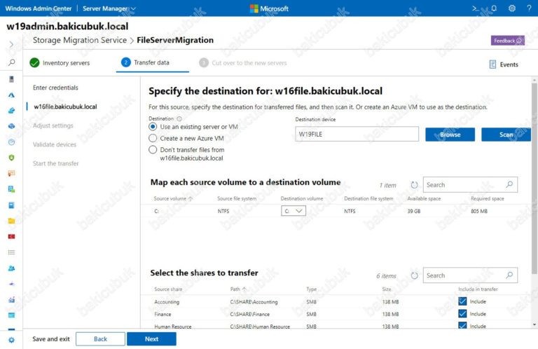 Windows Admin Center Storage Migration Service Windows Server 2016 ...