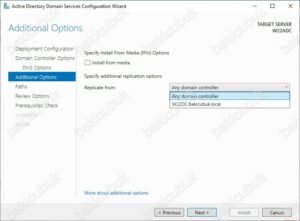 Windows Server 2022 Additional Domain Controller Kurulumu - Baki ÇUBUK