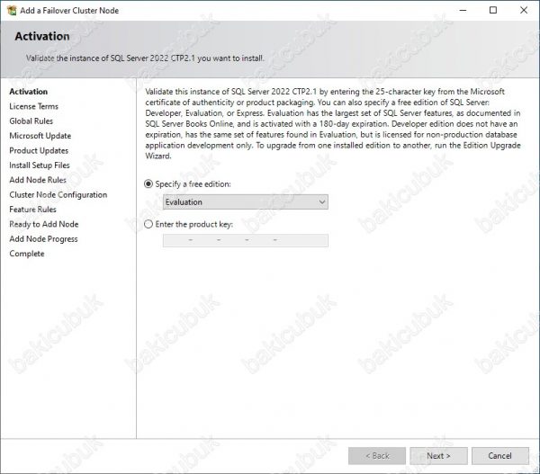Microsoft SQL Server 2022 Failover Cluster Kurulumu 4 - Baki ÇUBUK