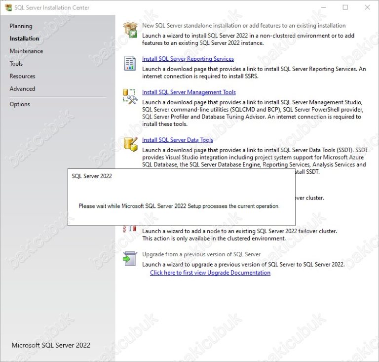 Microsoft SQL Server 2022 Kurulumu - Baki ÇUBUK